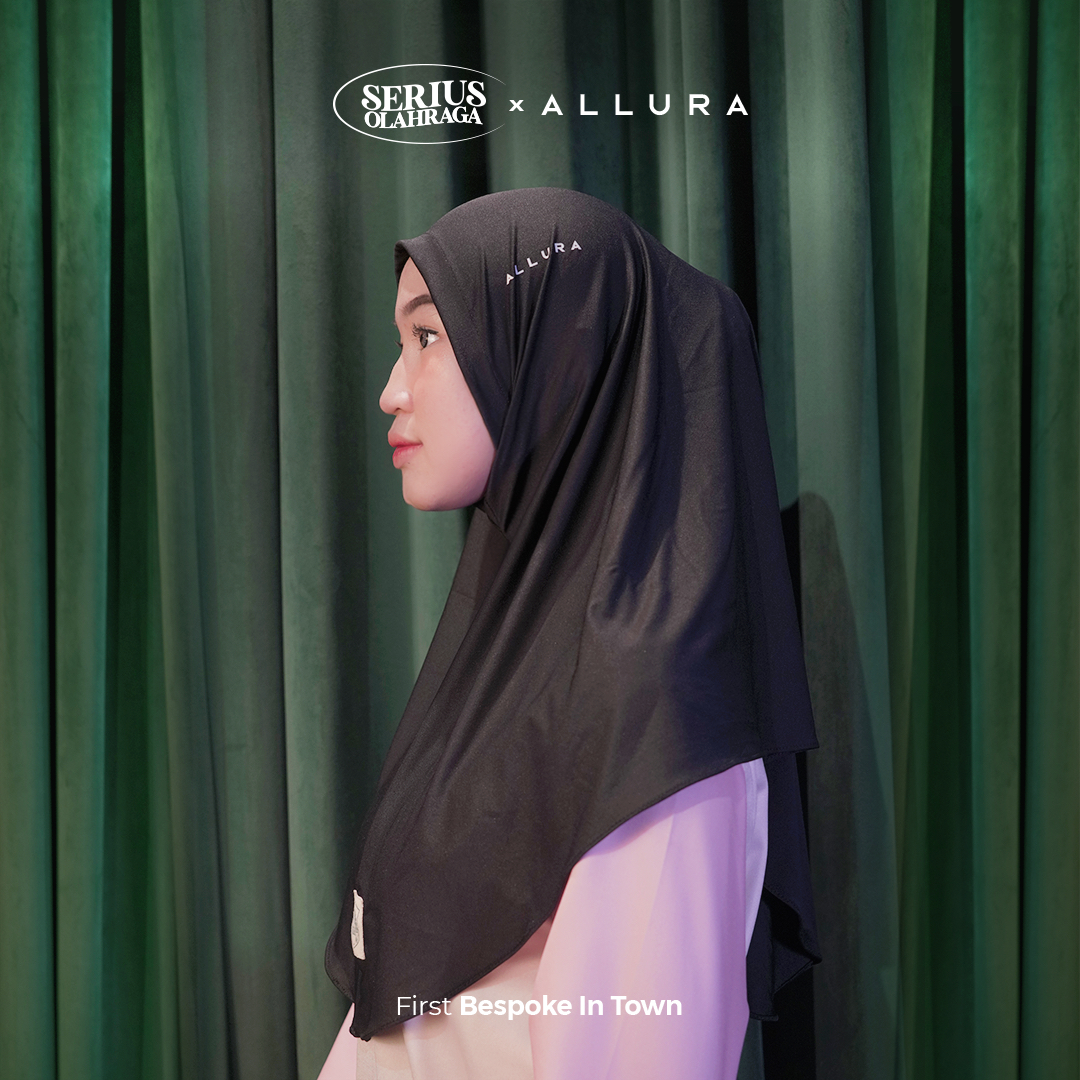 INFINITY INSTANT ACTIVE HIJAB - BLACK - ALLURA